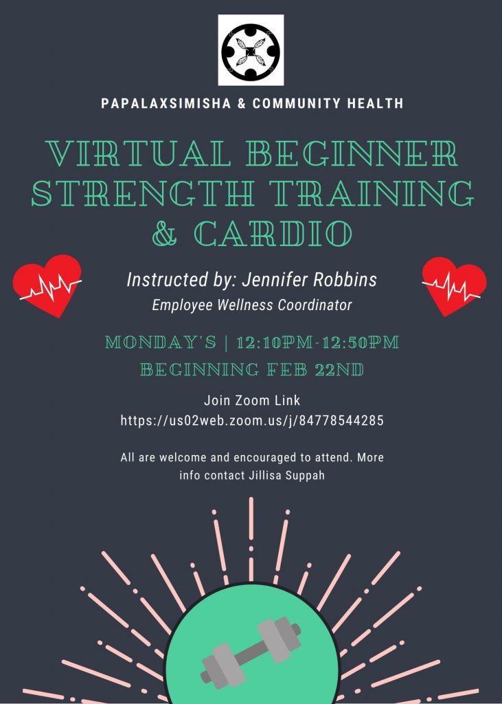 VIRTUAL Beginner Strength Training & Cardio Class – KWSO 91.9